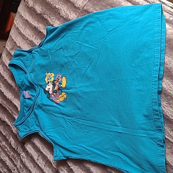 Disney | Tops | Blue Mickey Mouse Tank | Poshmark